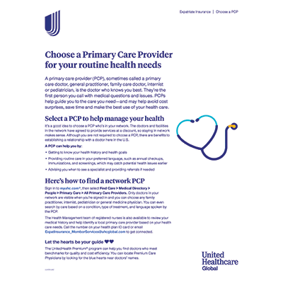 Choosing a PCP in the U.S.